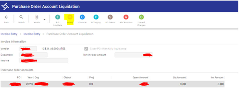 How to do an Invoice Entry in MUNIS – City of Fall River