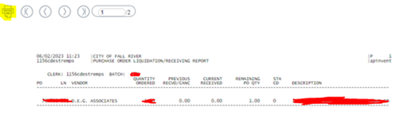How to do an Invoice Entry in MUNIS – City of Fall River